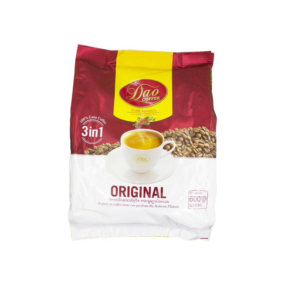 DAO COFFEE 3in1 ORIGINAL STICKS 20gmx30x18 - ร้านเจ้เล้ง | เครื่องสำอาง ...